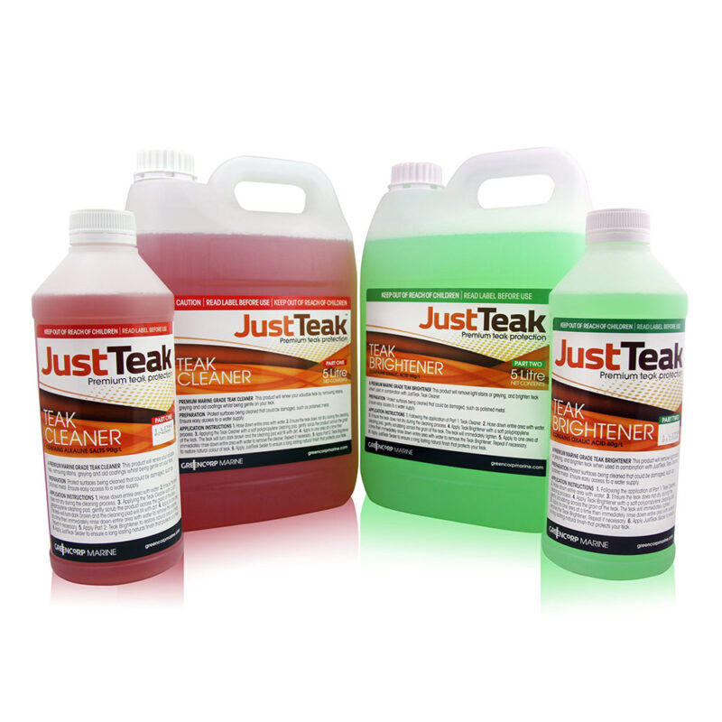 JustTeak Cleaner and Brightener Kit - Choose from 4 Different Sizes ...